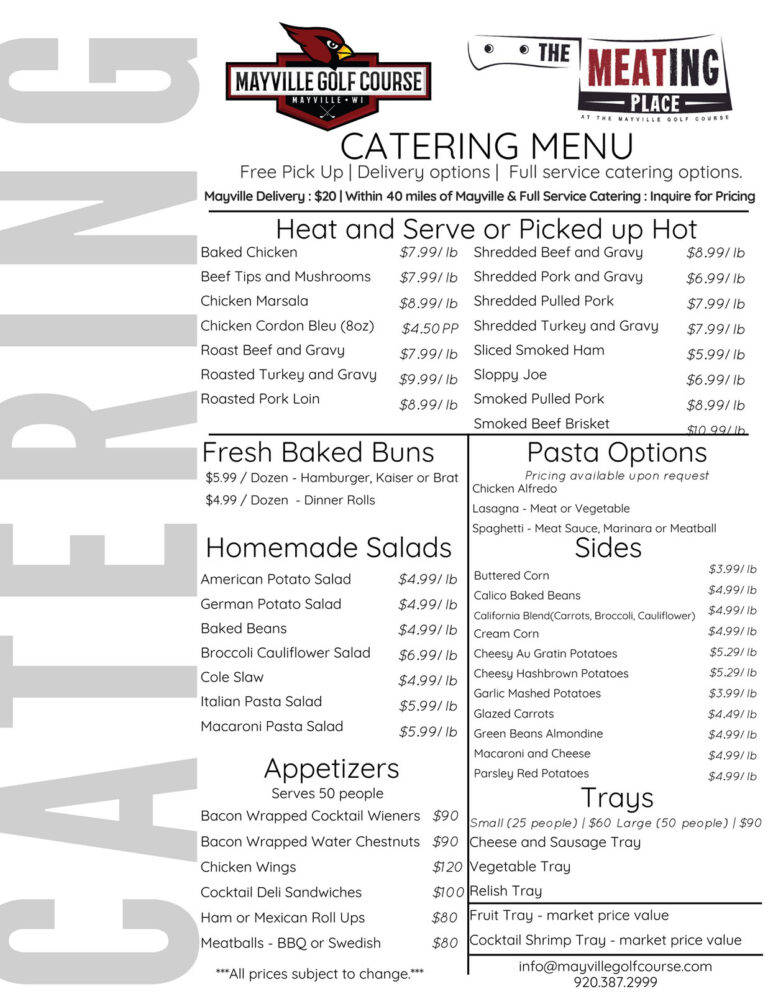 Catering - The Meating Place