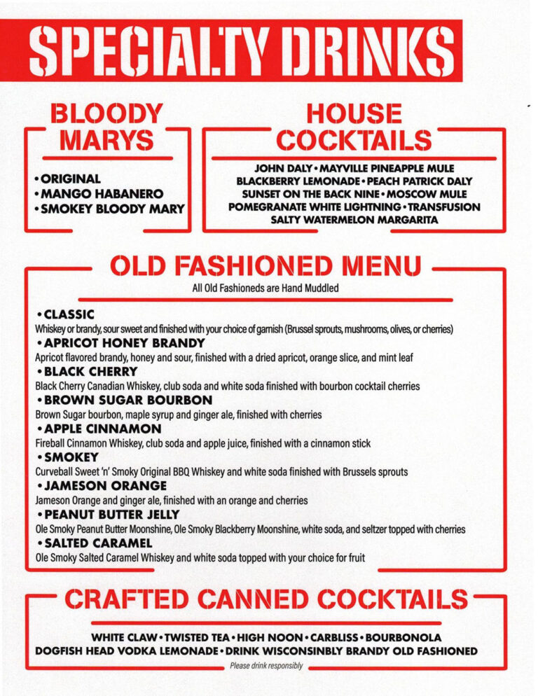 Menu - The Meating Place